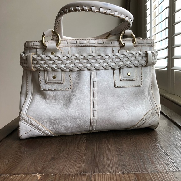 Coach | Bags | Authentic Coach White Leather Shoulder Bag | Poshmark